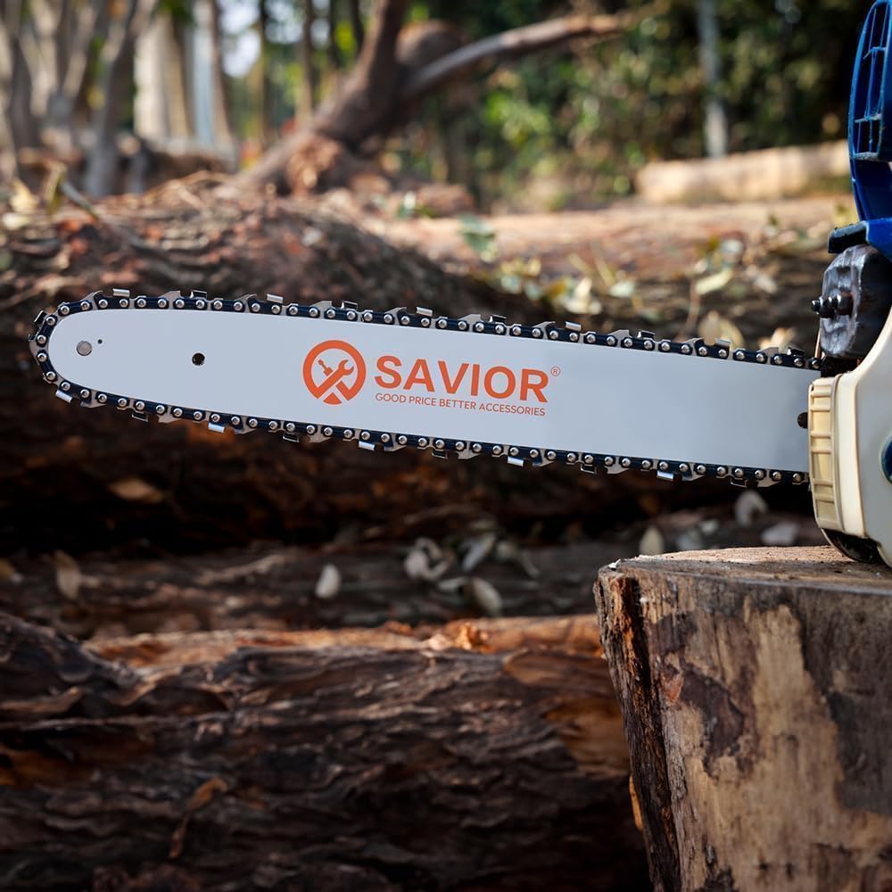 Savior Cadena de motosierra S45 de 12 pulgadas, paso LP de 38 pulgadas ...