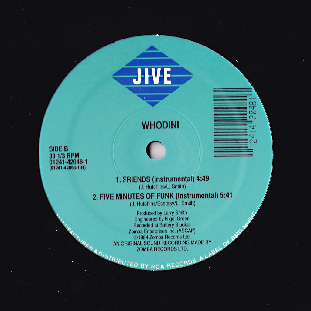 Amazon.com: Whodini - Friends / Five Minutes Of Funk - Jive - 01241 ...