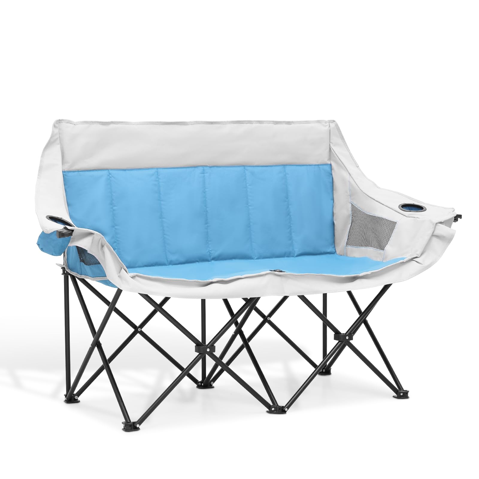 Amazon.com : MoNiBloom Collapsible Double Camping Loveseat Chair ...