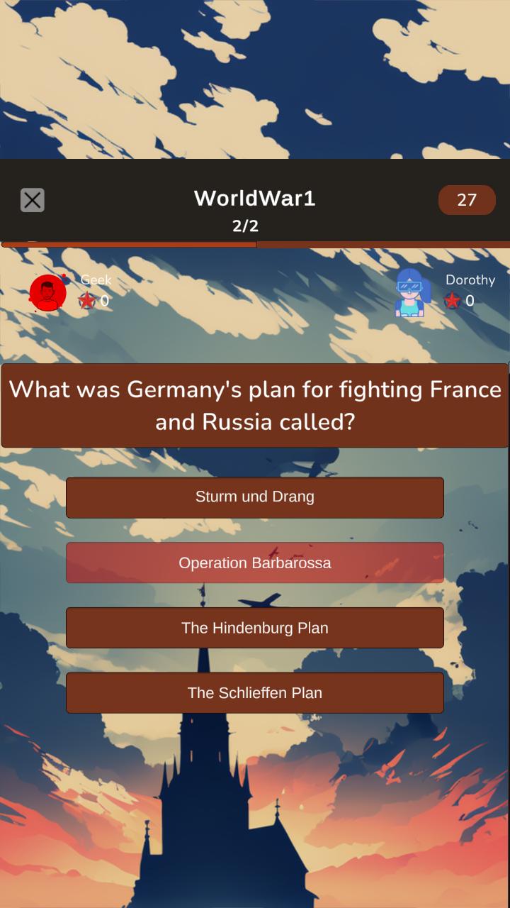 World War 1 Knowledge Test - App on Amazon Appstore