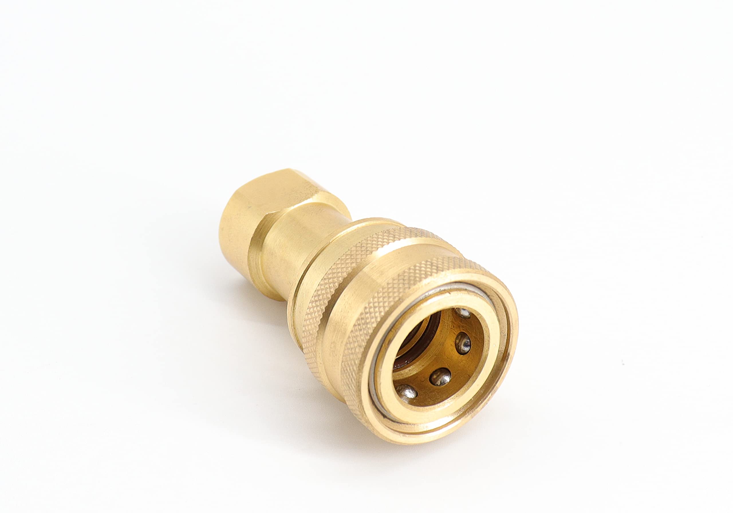 Amazon.com: 3/8" FPT x 3/8" FQD Coupling Brass Quick Disconnect ...