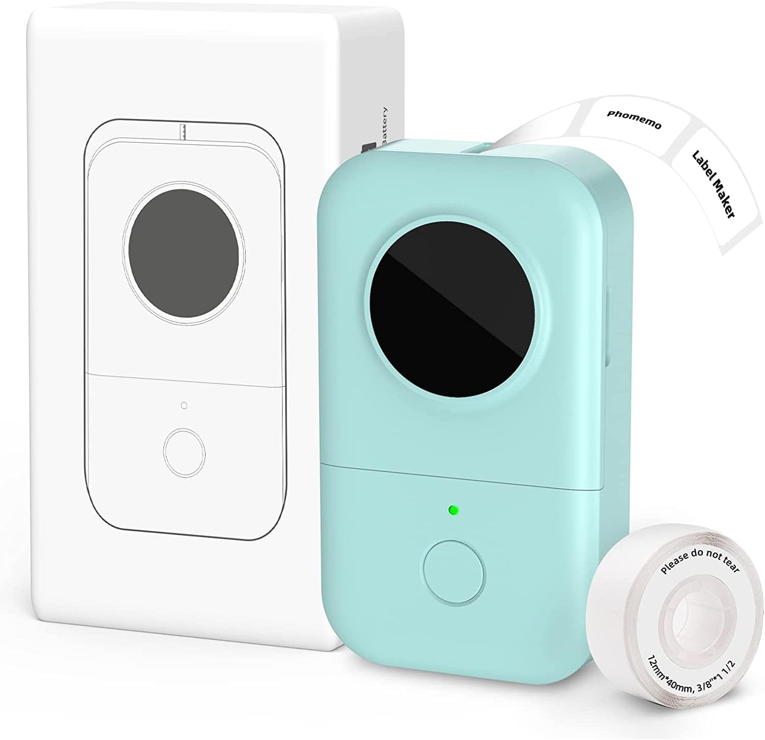 Amazon.com : Phomemo D30 Label Maker Machine with Tape, Bluetooth ...