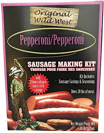 Amazon.com : Original Wild West - Pepperoni Sausage Making Kit, Award ...