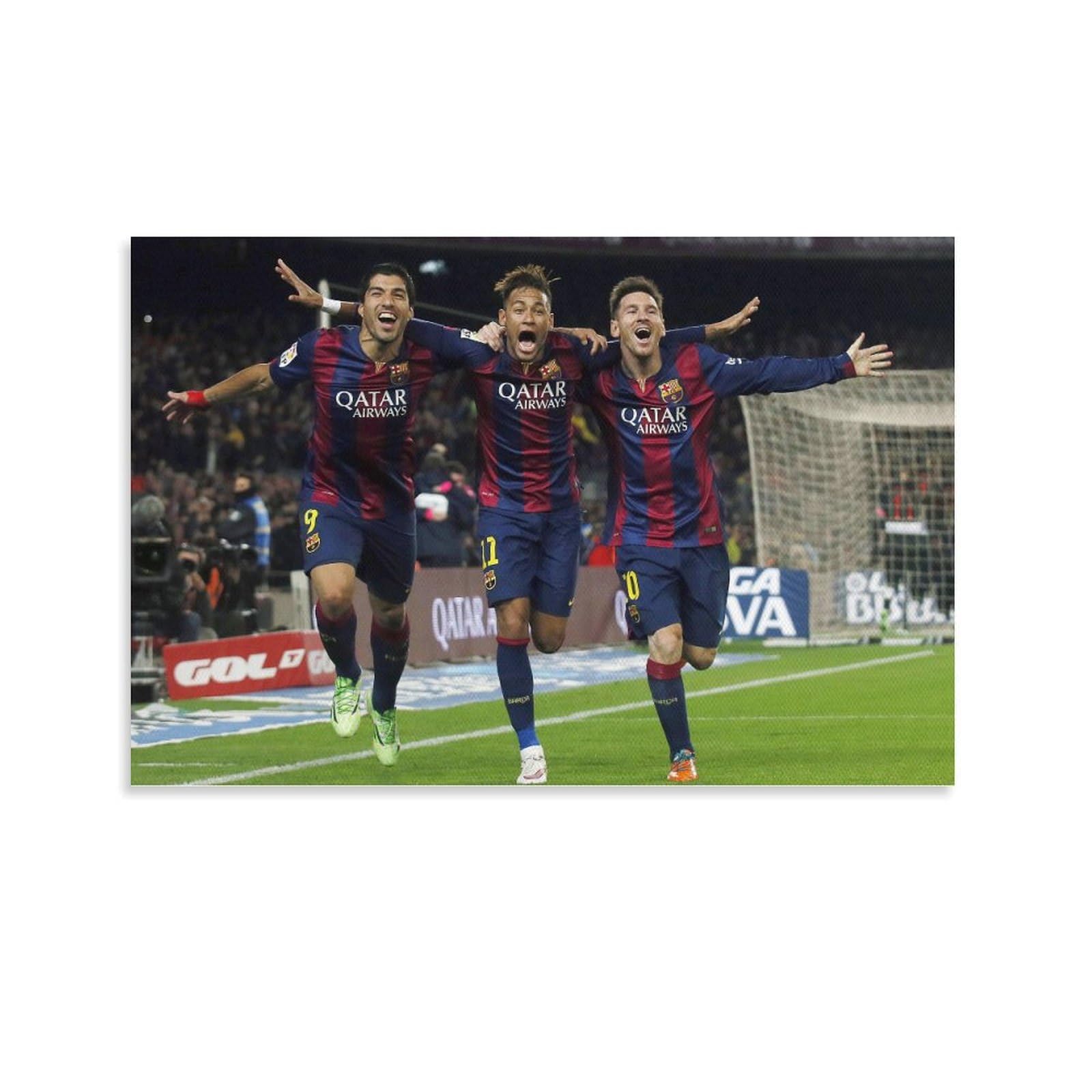 Amazon.com: Generic Footballer MSN Neymar LionelMessi Suarez Sports ...