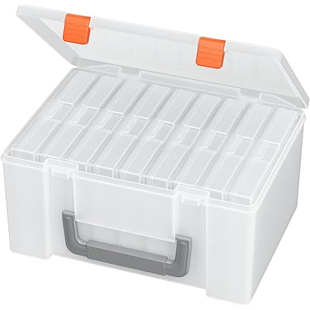 Amazon.com: Geelin 30 Pcs Clear Photo Storage Boxes for 4" x 6 ...