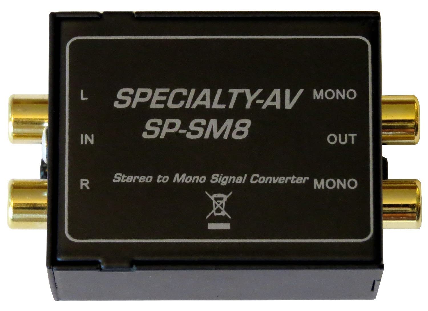 Amazon.com: Single Stereo to Dual Mono Audio Converter Mono Out retains ...