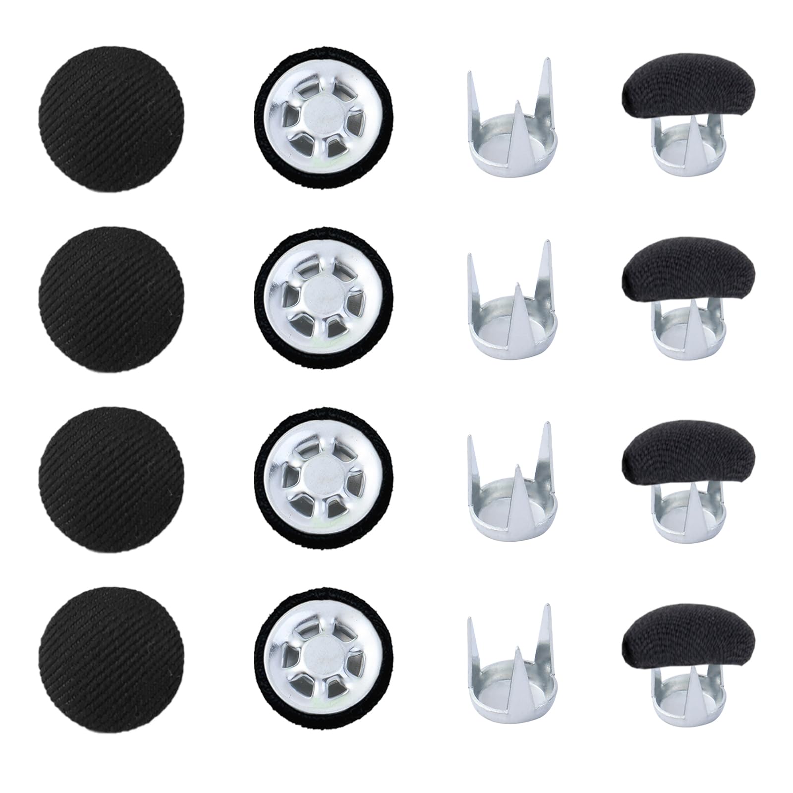 Amazon.com: 30Sets Hat Snap Button Replacement, Baseball Cap Top Button ...