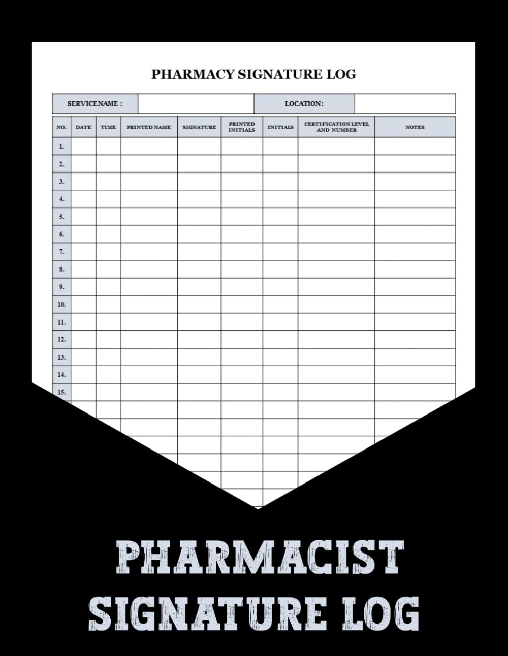 Pharmacist Signature Log: The Pharmacy Signature Log is a great tool ...
