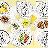Amazon.com: 80 Pcs Musical Notes Paper Plates - 7" Music Dessert Plates ...