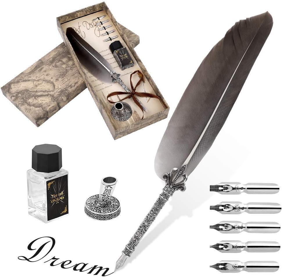 YICMY Kalligraphie Set, Schreibfeder Kalligraphie Feder Vintage ...