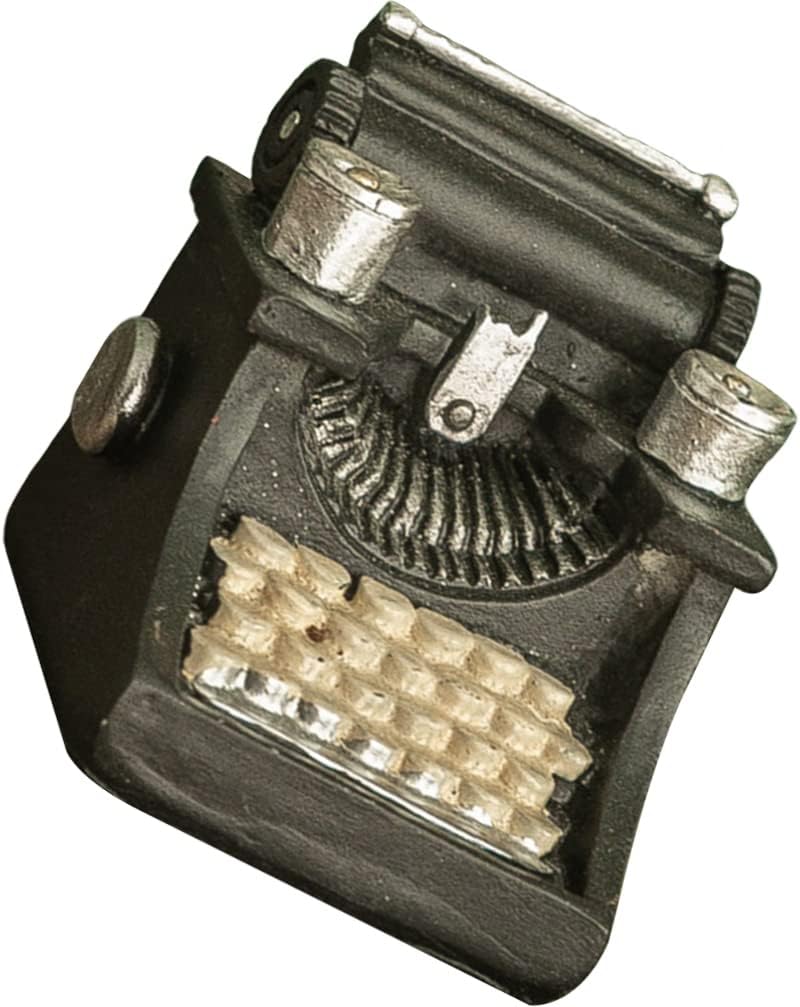 Amazon.com: NOLITOY Miniature Antique Typewriter Mini Resin Dollhouse ...