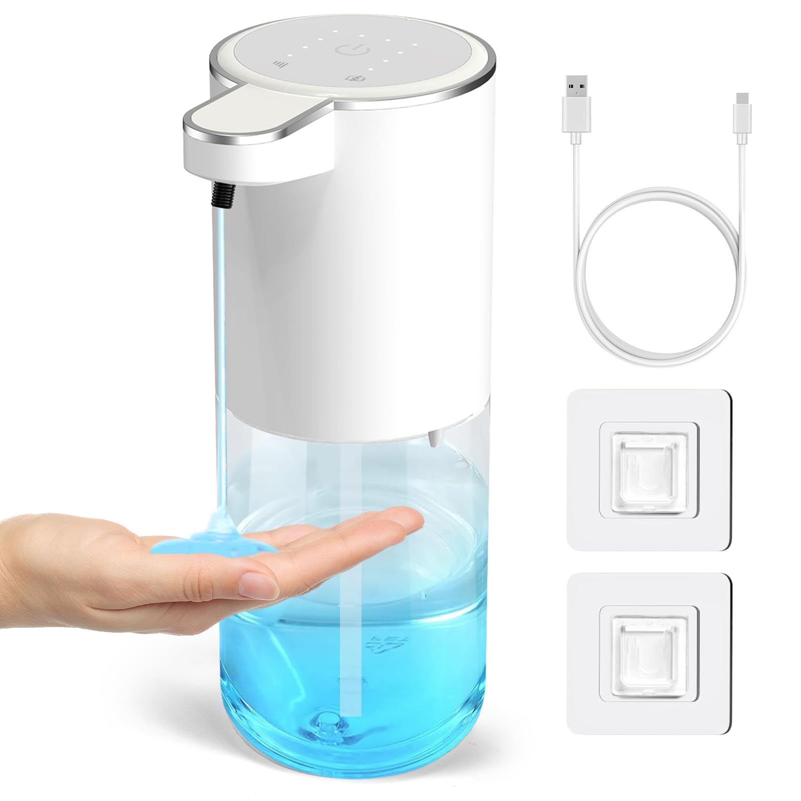 Amazon.com: Automatic Liquid Soap Dispenser Touchless-Rechargeable, Non ...