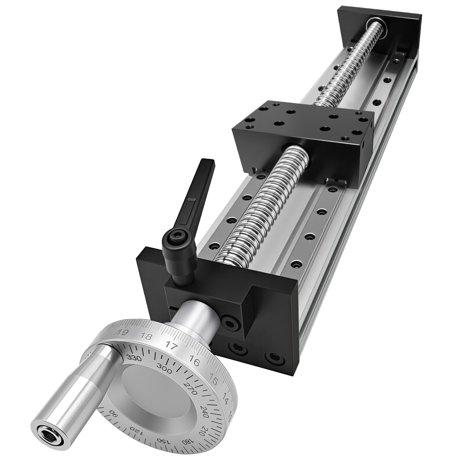 Snapklik.com : Manual Linear Stage 8" 200mm Stroke CNC Ball Screw ...
