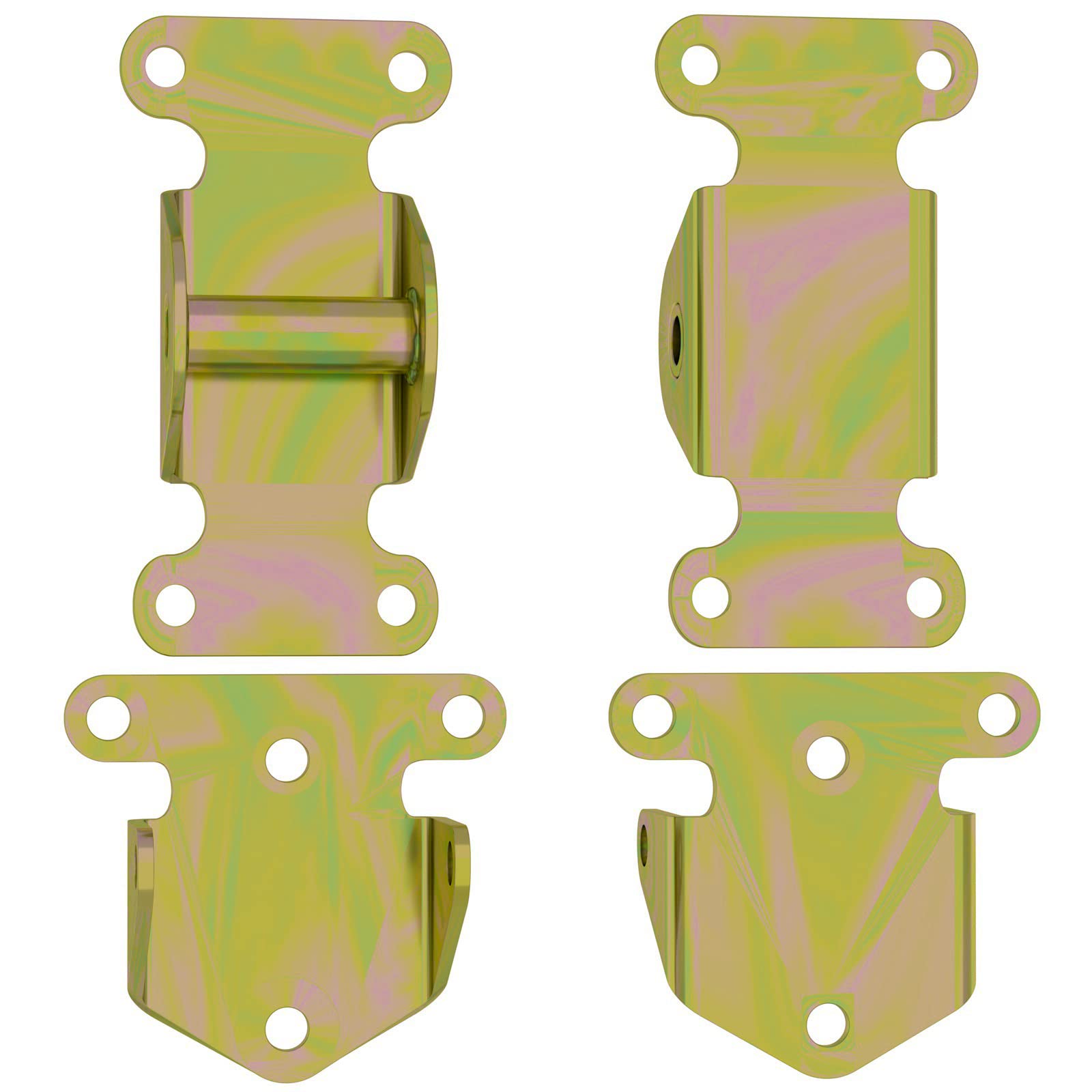 Snapklik.com : SBC/BBC Frame And Motor Mount Kit - Chevy V8 Solid Steel ...