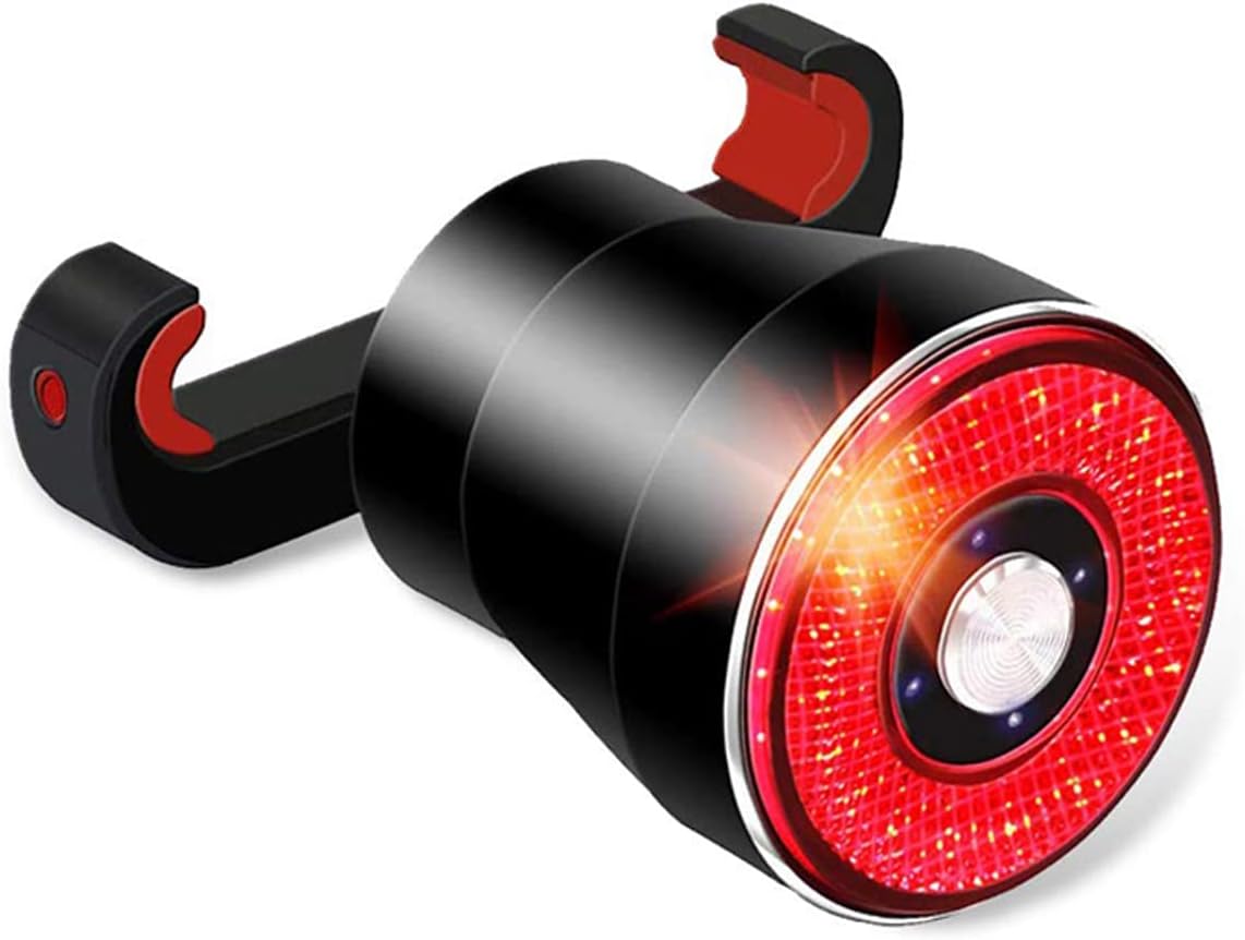 XIAOKOA Cycling Taillights, Smart Bicycle Lights with USB Rechargeable ...