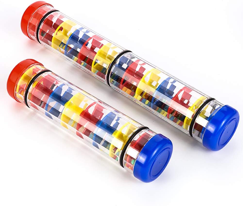 limewie 2 Pack Rainmaker Kids Mini Education Rainmaker Toys Rain Stick ...