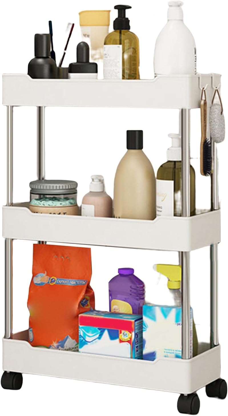 ulafbwur Shelf Storage Cart Multifunctional High Capacity Save Space 3/ ...