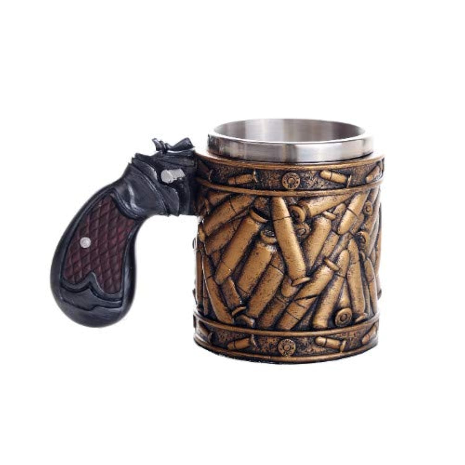 Amazon.com: Pacific Giftware Novelty Pistol Handle with Bullet Casings ...