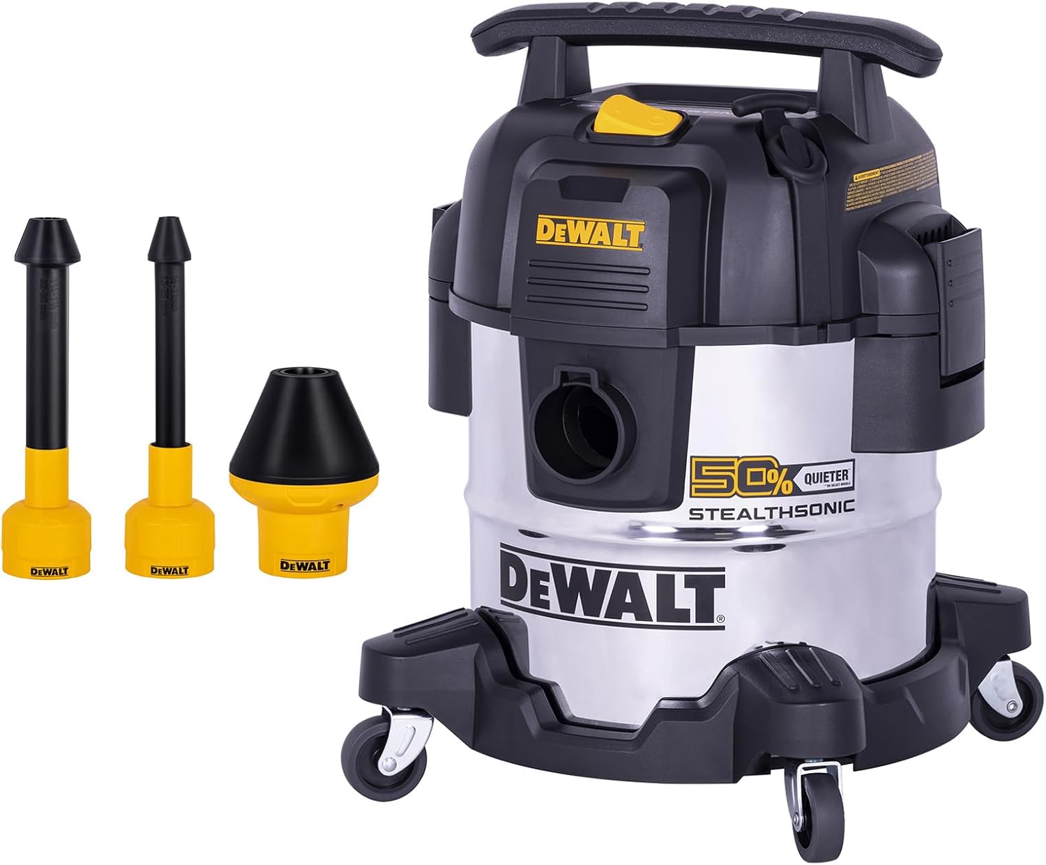 Amazon.com: DEWALT 5 Gallon STEALTHSONIC Shop Vacuum Wet and Dry, and ...