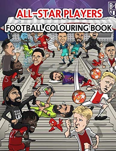 Amazon.com: All-Star Football Players Colouring Book: Wonderful gift ...