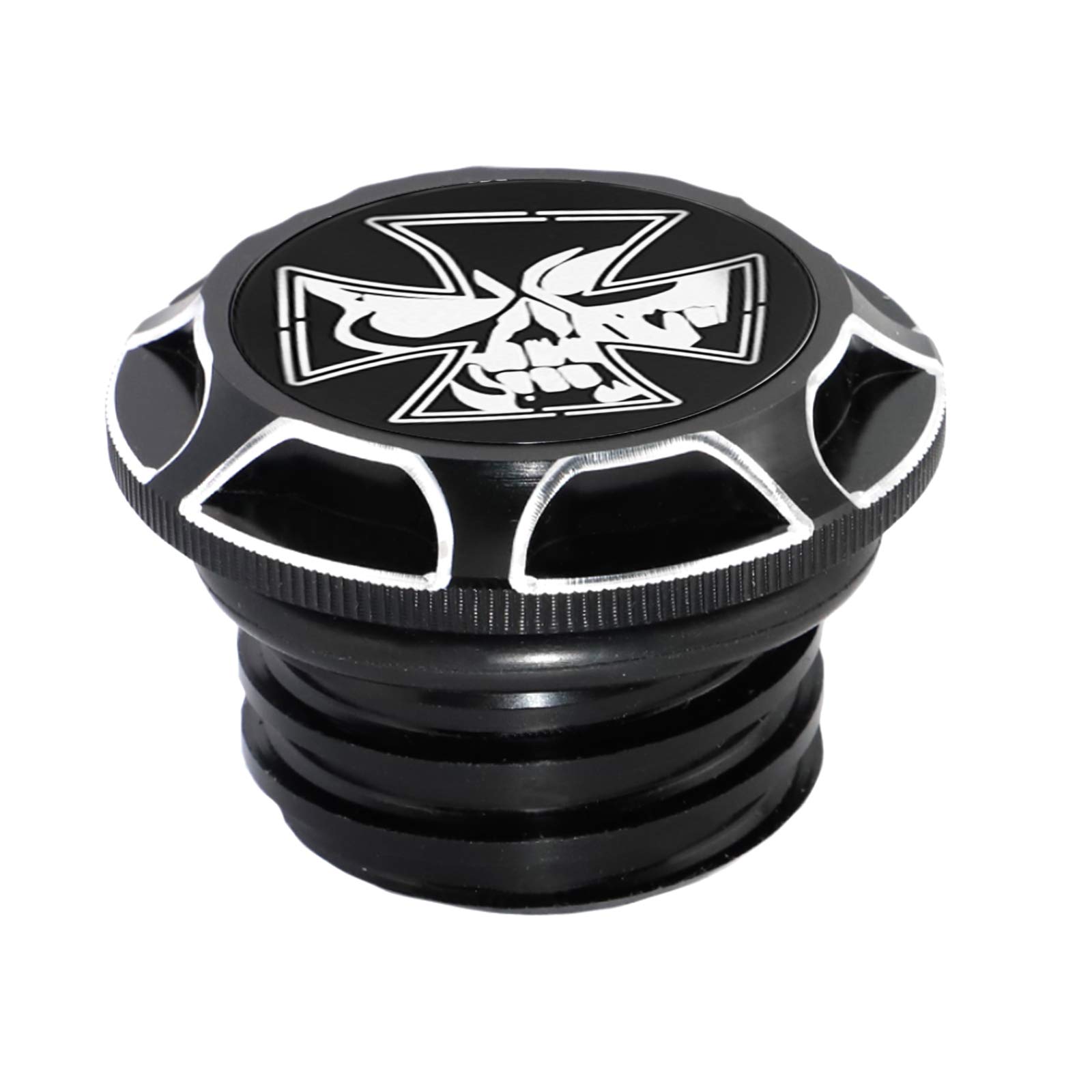 Buy GUAIMI CNC Aluminum Fuel Gas Tank Oil Cap Compatible with Harley ...