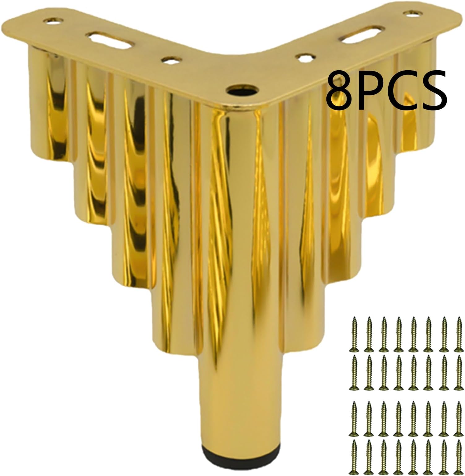 Amazon.com: CHORMING 6 Inch Furniture Legs, Set of 4 Metal Furniture ...