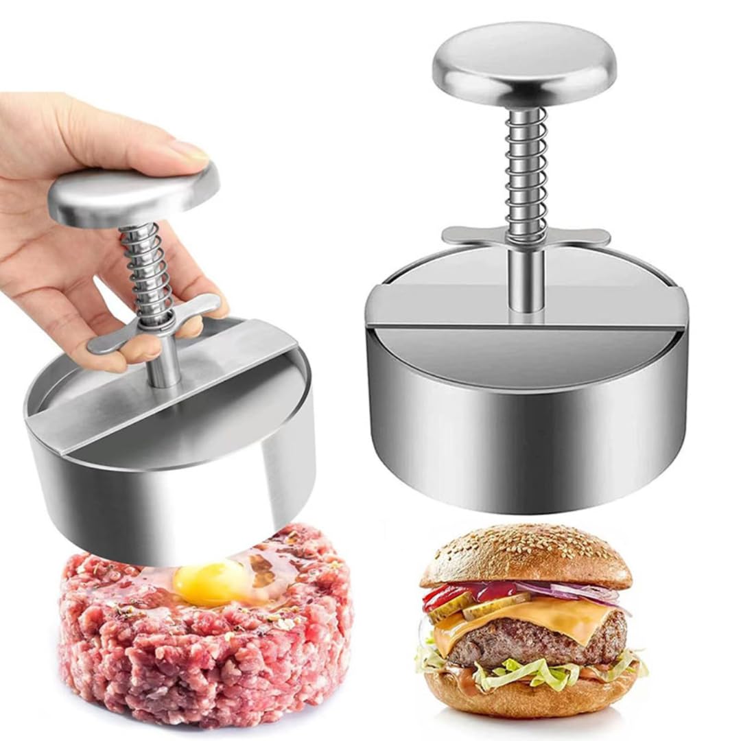 Amazon｜ハンバーガープレス DIY 肉プレス 調理器具 304ステンレス鋼