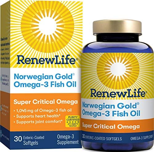Amazon.com: Renew Life Norwegian Gold Adult Fish Oil - Super Critical ...