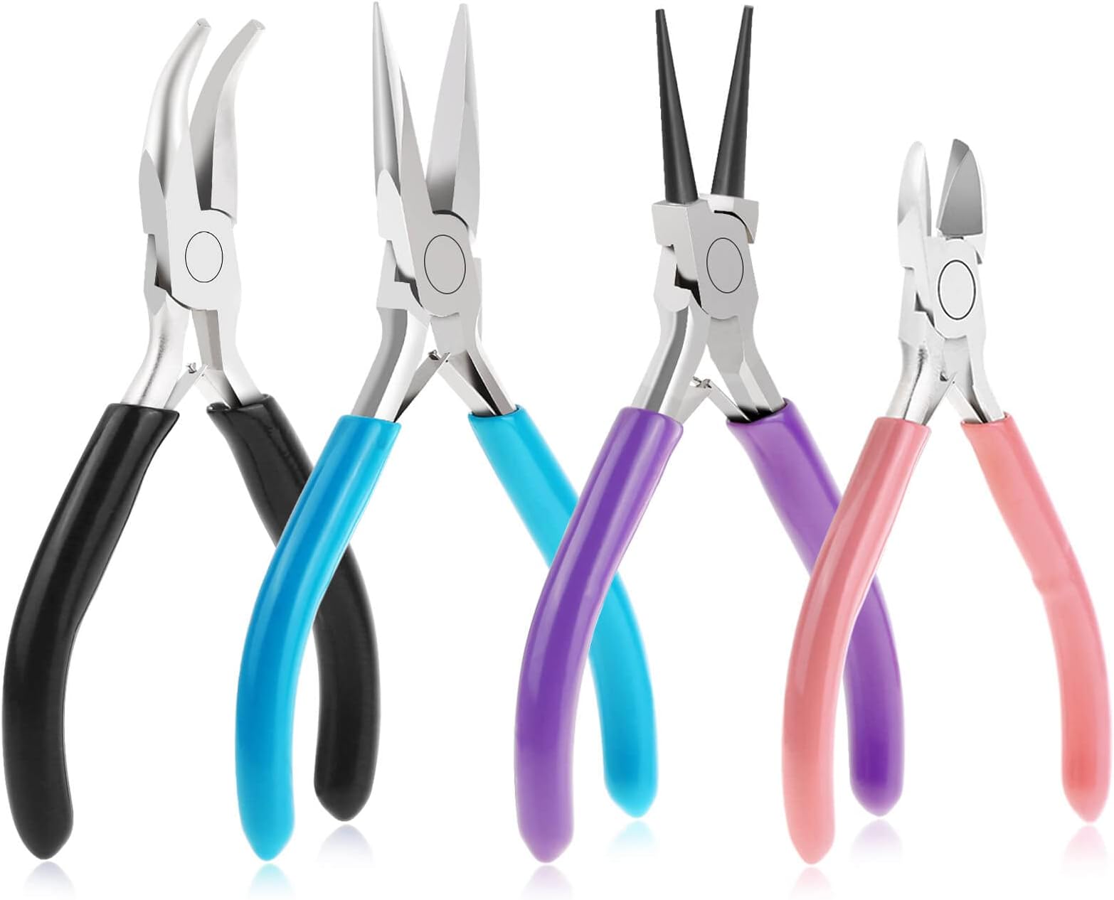 Amazon.com: 4 Pack Jewelry Pliers Jewelry Making Pliers Tools Kit with ...