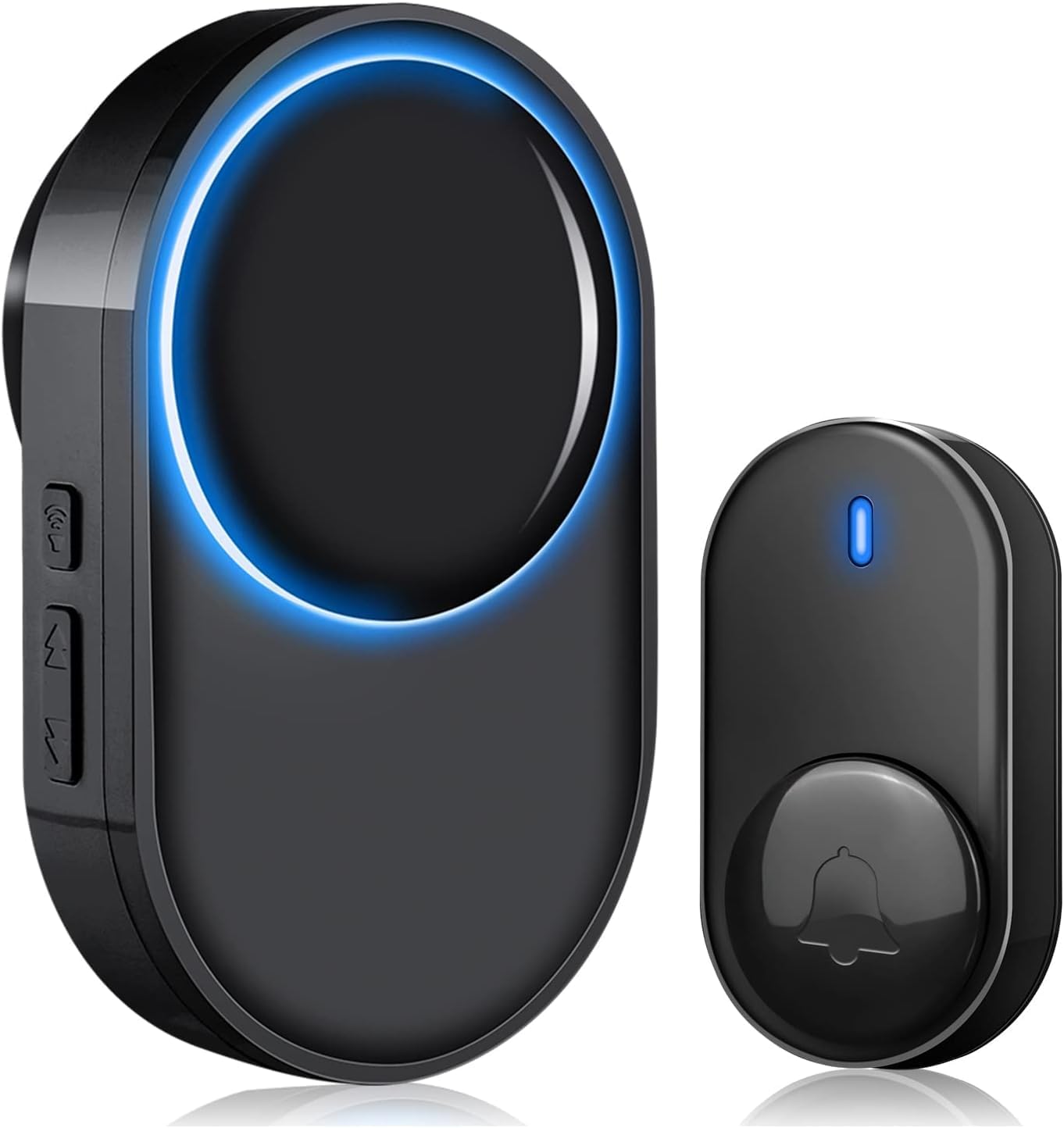 Doorkit Wireless Doorbell with 1 Receivers IP65 Waterproof 1000 Feet ...
