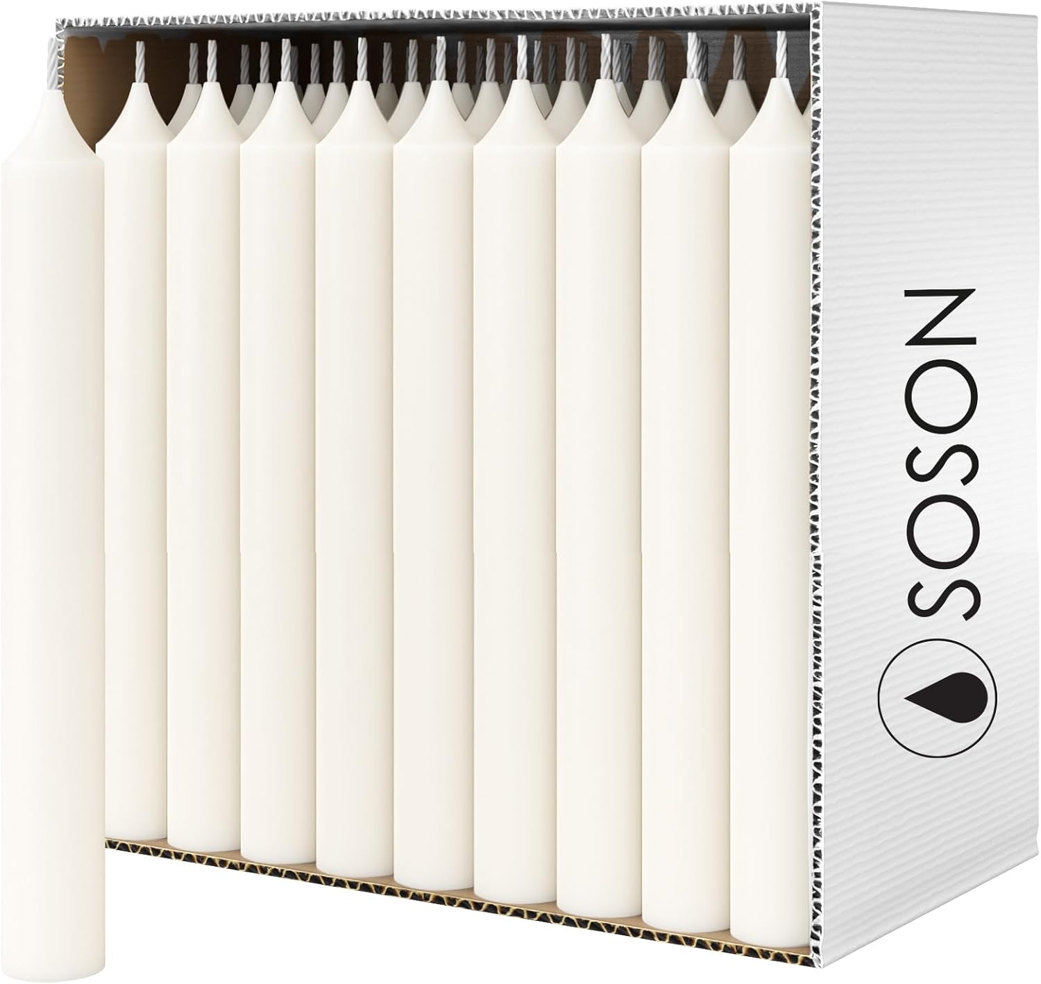 Amazon.com: Simply Soson 5 inch Ritual Taper Candles Bulk, Mini Taper ...