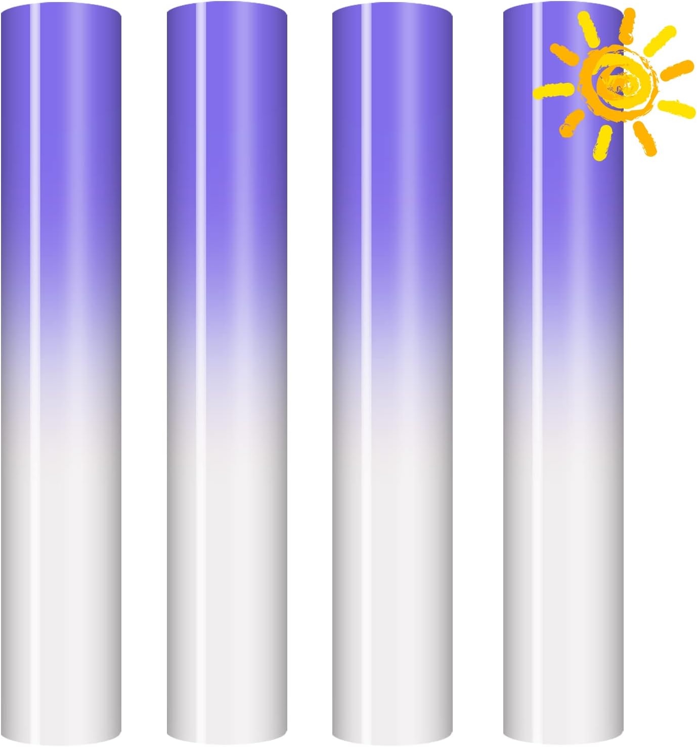 Amazon.com: ArtCentury UV Color Changing Heat Transfer Vinyl 12''x 10 ...