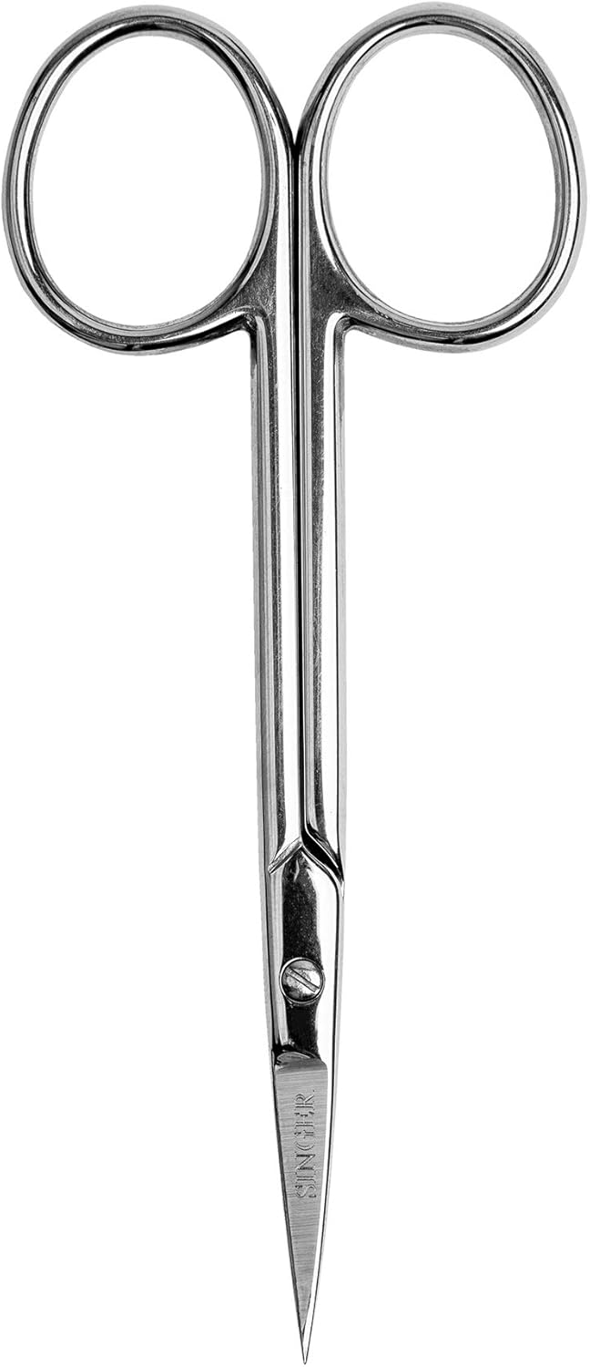 Amazon.com: SINGER 4 Inch Forged Embroidery Scissors with Curved Tip ...