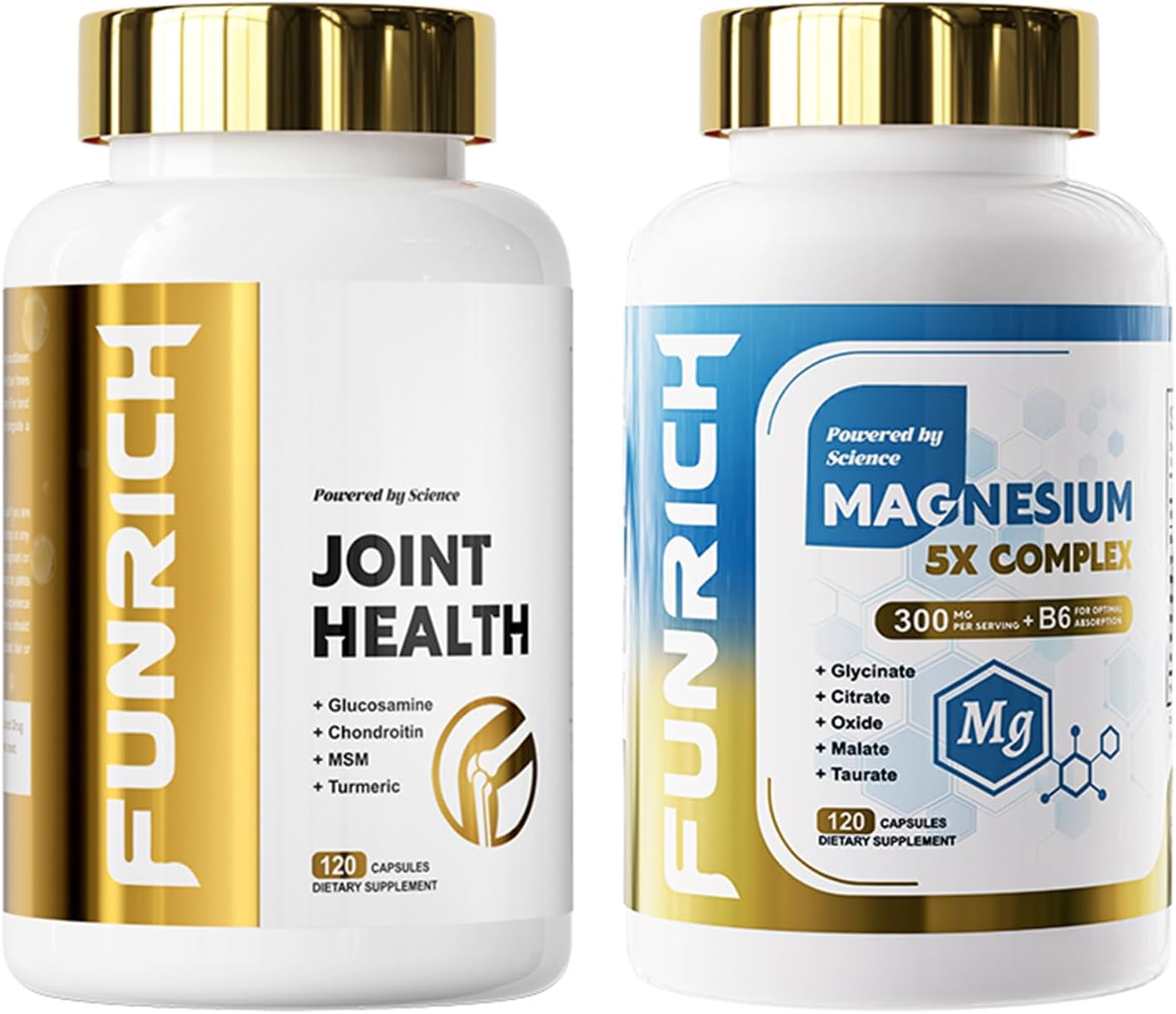 Amazon.com: FUNRICH Glucosamine Chondroitin MSM & Magnesium Complex ...