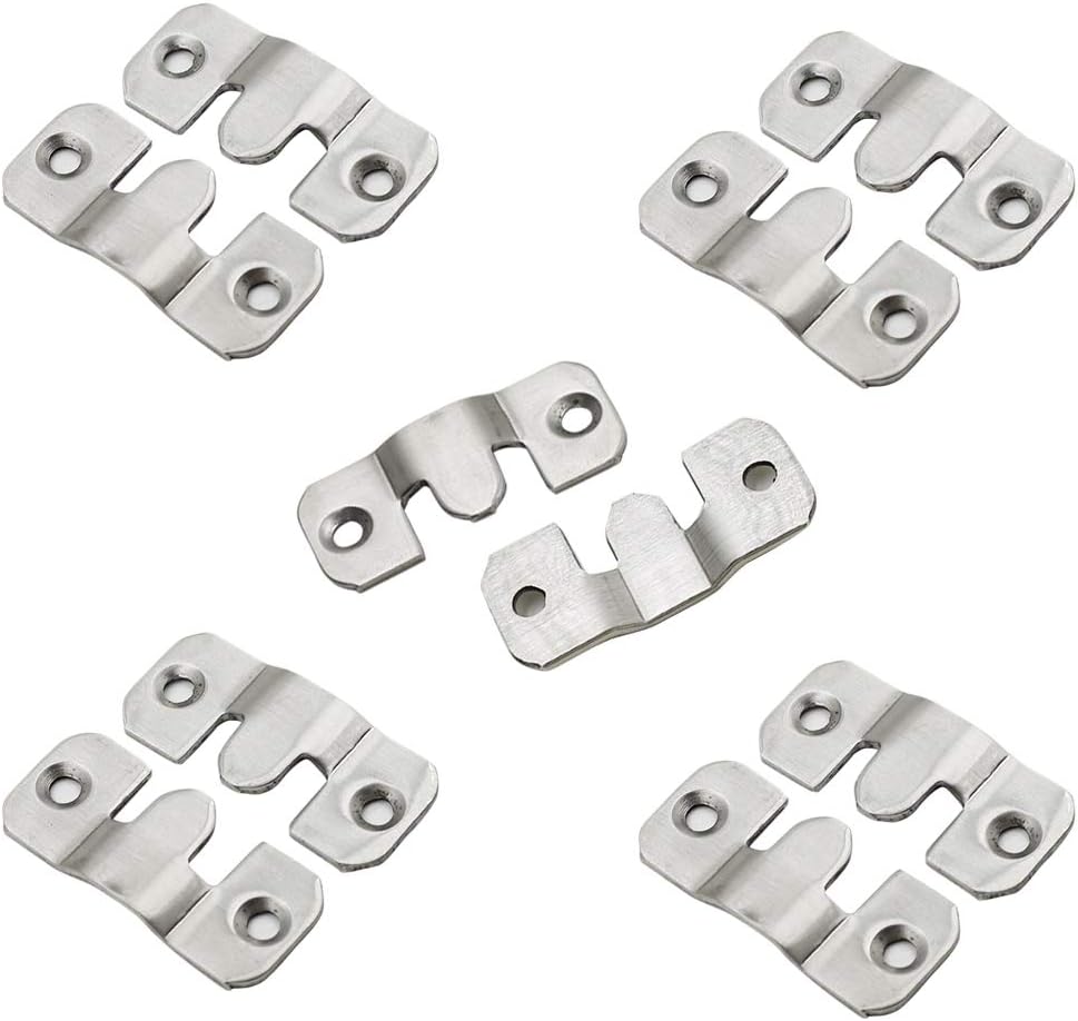 Amazon.com: Luomorgo 10 Pack Z-Clips Flush Mount Bracket Heavy Duty ...