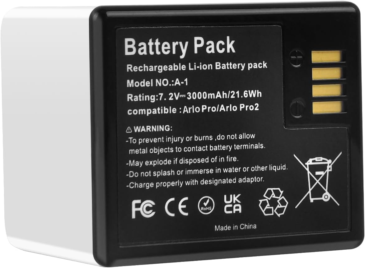 Amazon.com: JUBOTY 1 Packs 7.2V 3000mAh Lithium-ion New Upgraded ...