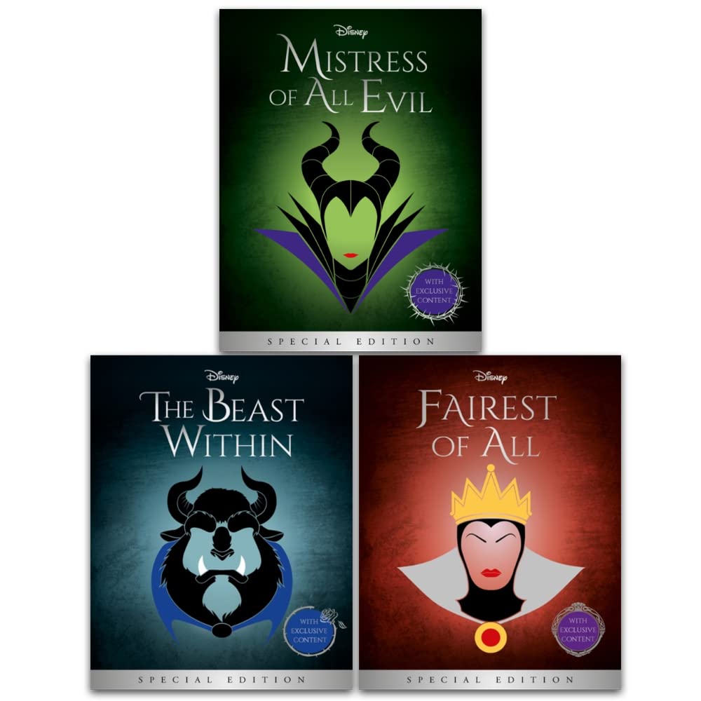 Disney Villain Tales Series 3 Books Collection Set by Serena Valentino ...
