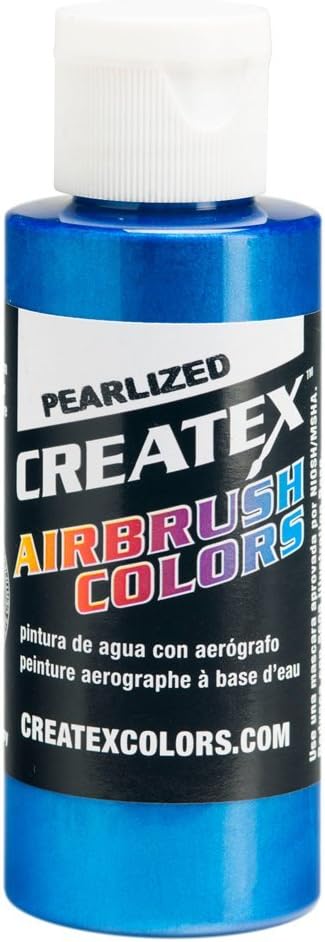 Amazon.com: Airbrush Pearlescent Paints Color: Blue, Capacity: 4 Oz ...