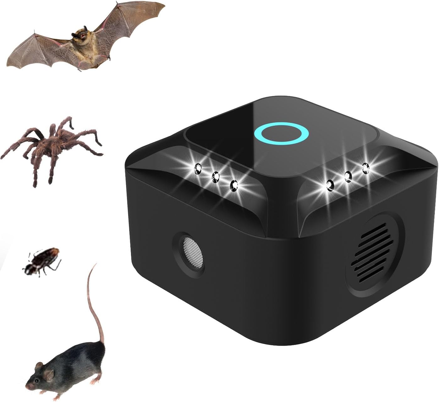 Ultrasons pour Rats, répulsif à ultrasons Souris et Rats 360° avec ...