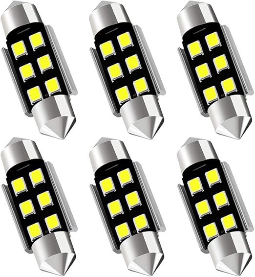 Amazon.com: AUXLIGHT 6418 6411 DE3425 C5W DE3423 36MM 1.42”Festoon ...