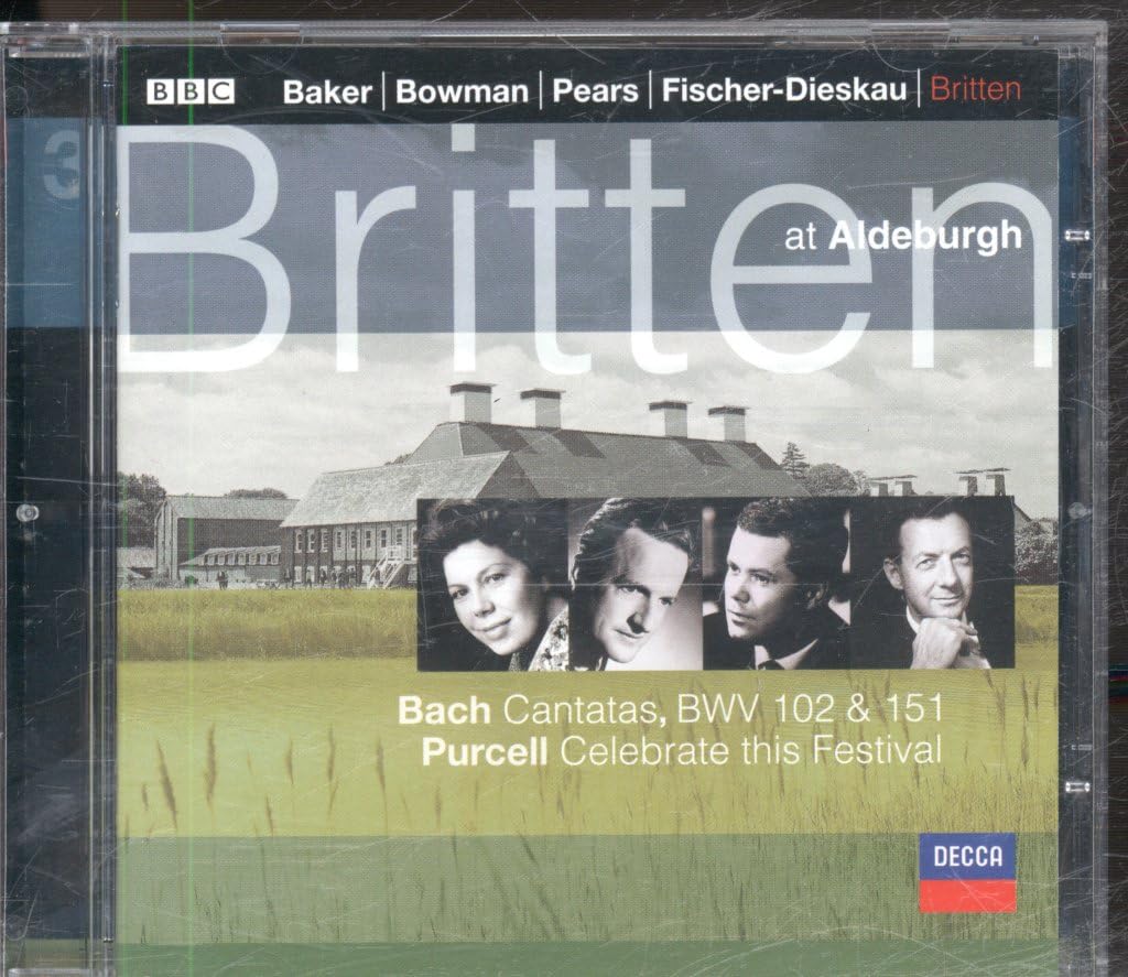 Britten at Aldeburgh / Cantates BWV 102 & 151 : Purcell, Henry, Britten ...