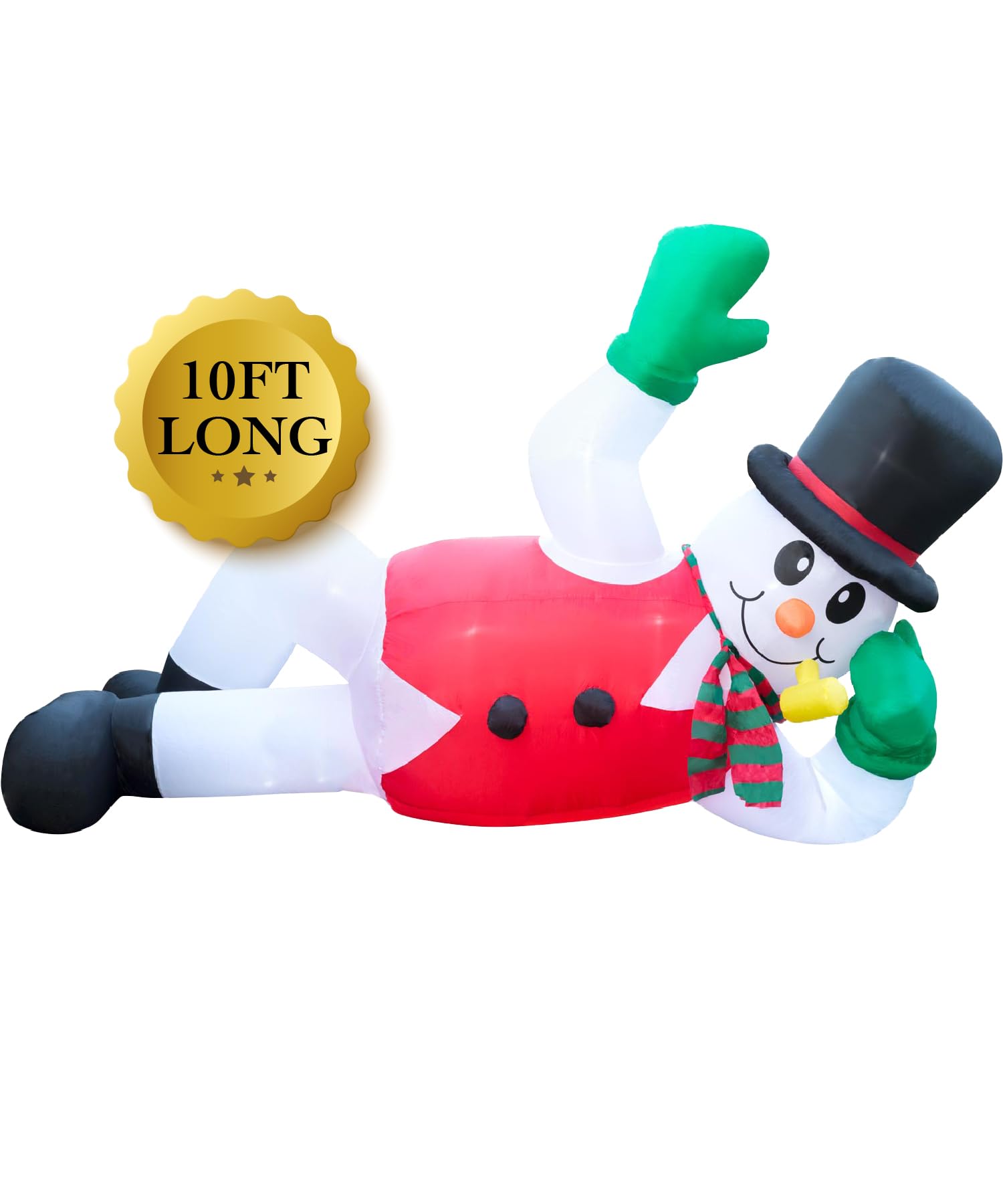 Snapklik.com : Holidayana Christmas Inflatables Large 10ft Tall Santa