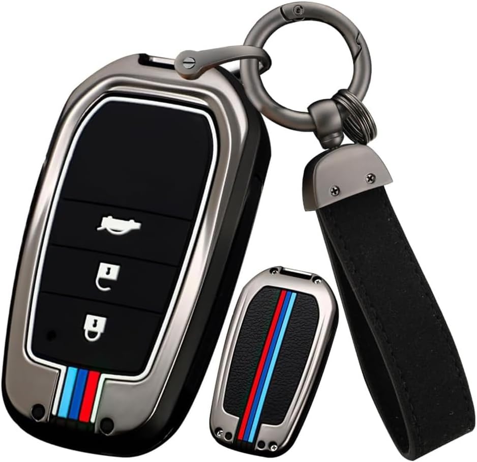 RAYA Metal Alloy Key Cover Compatible for Toyota & Suzuki Invicto ...
