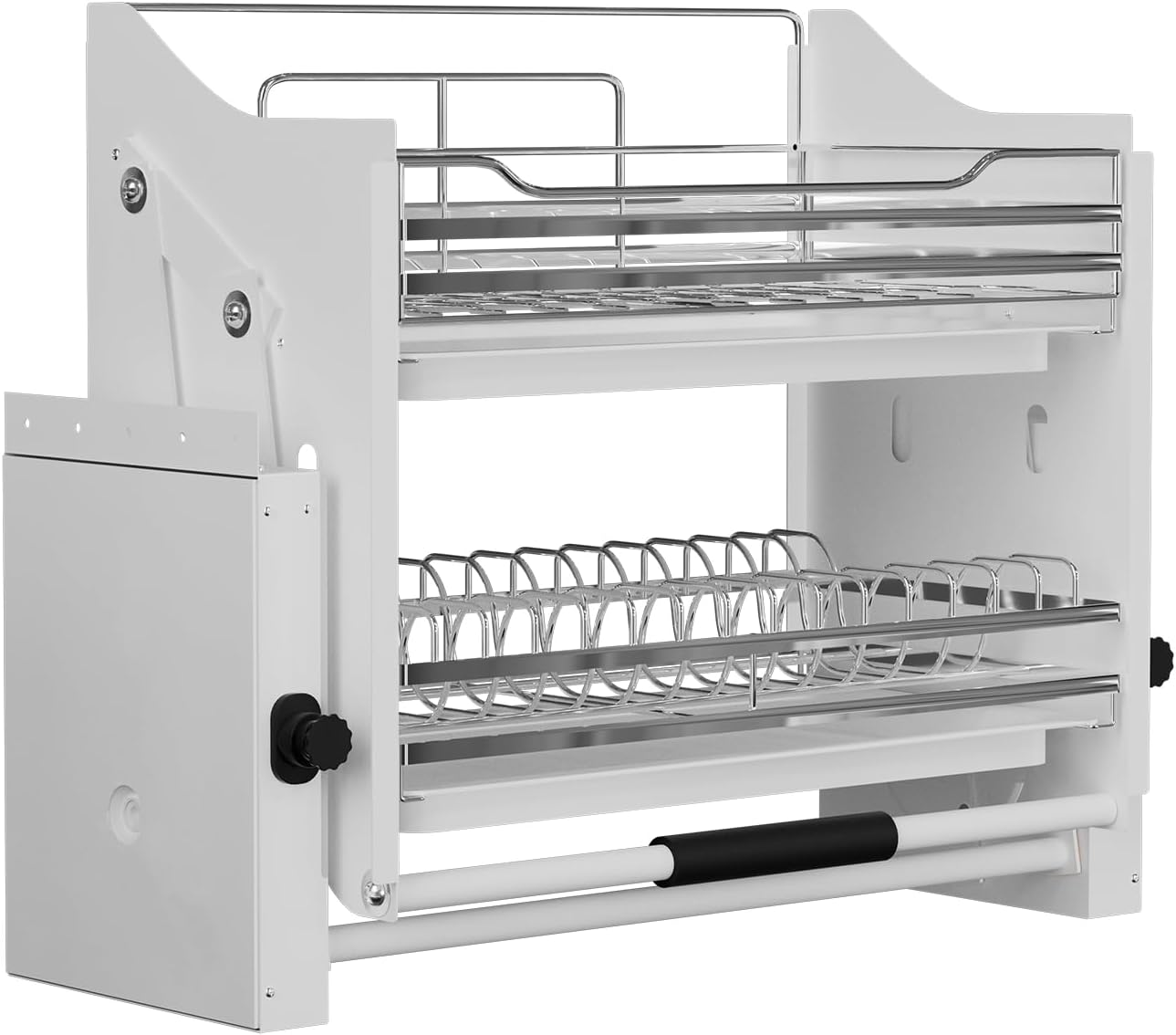 Amazon.com: KEUYE Over the Fridge Cabinet Pull Out Shelf,Easy Reach ...