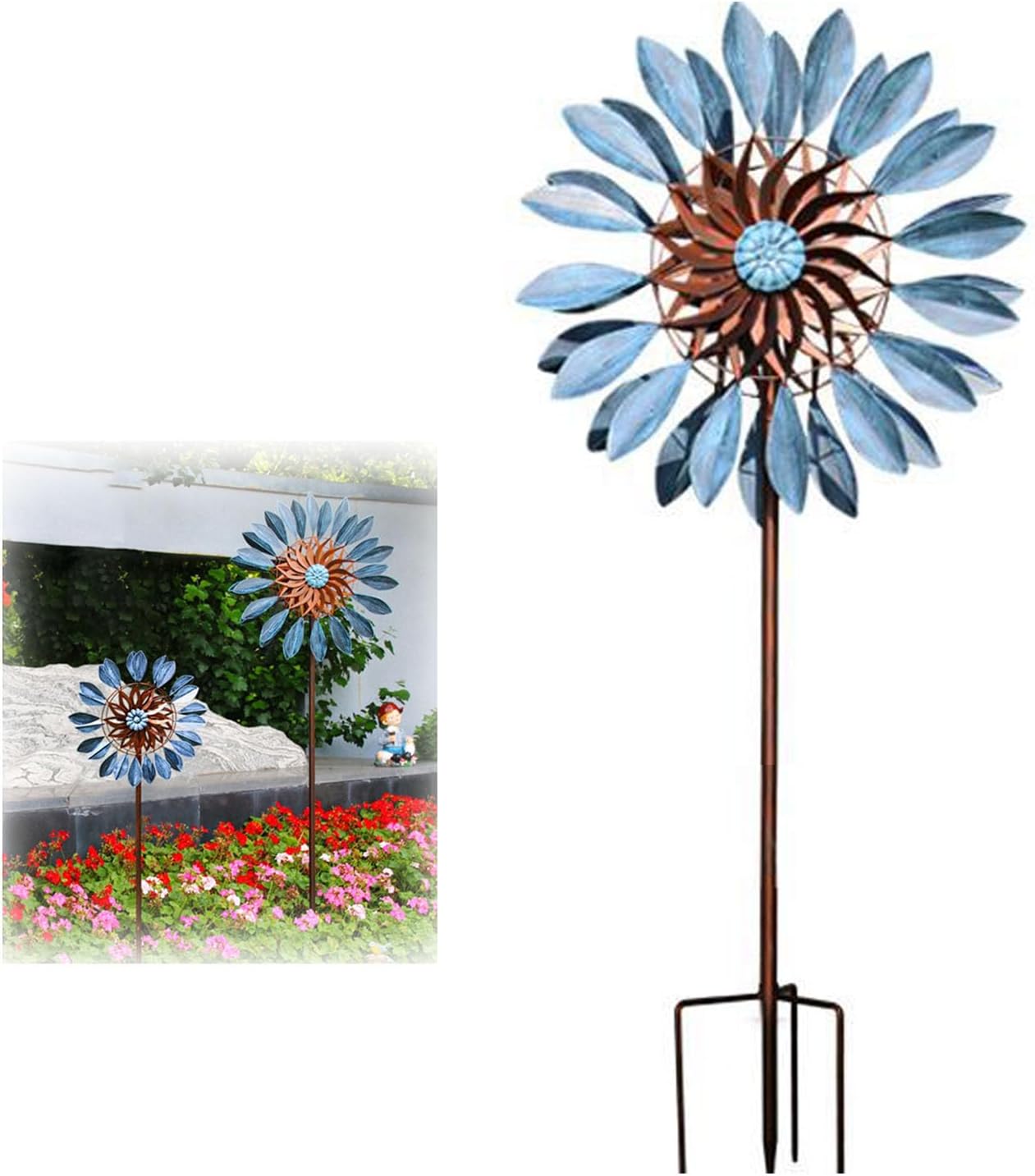 Amazon.com: Kinetic Wind Spinners Outdoor Large,Metal Wind Spinner for ...