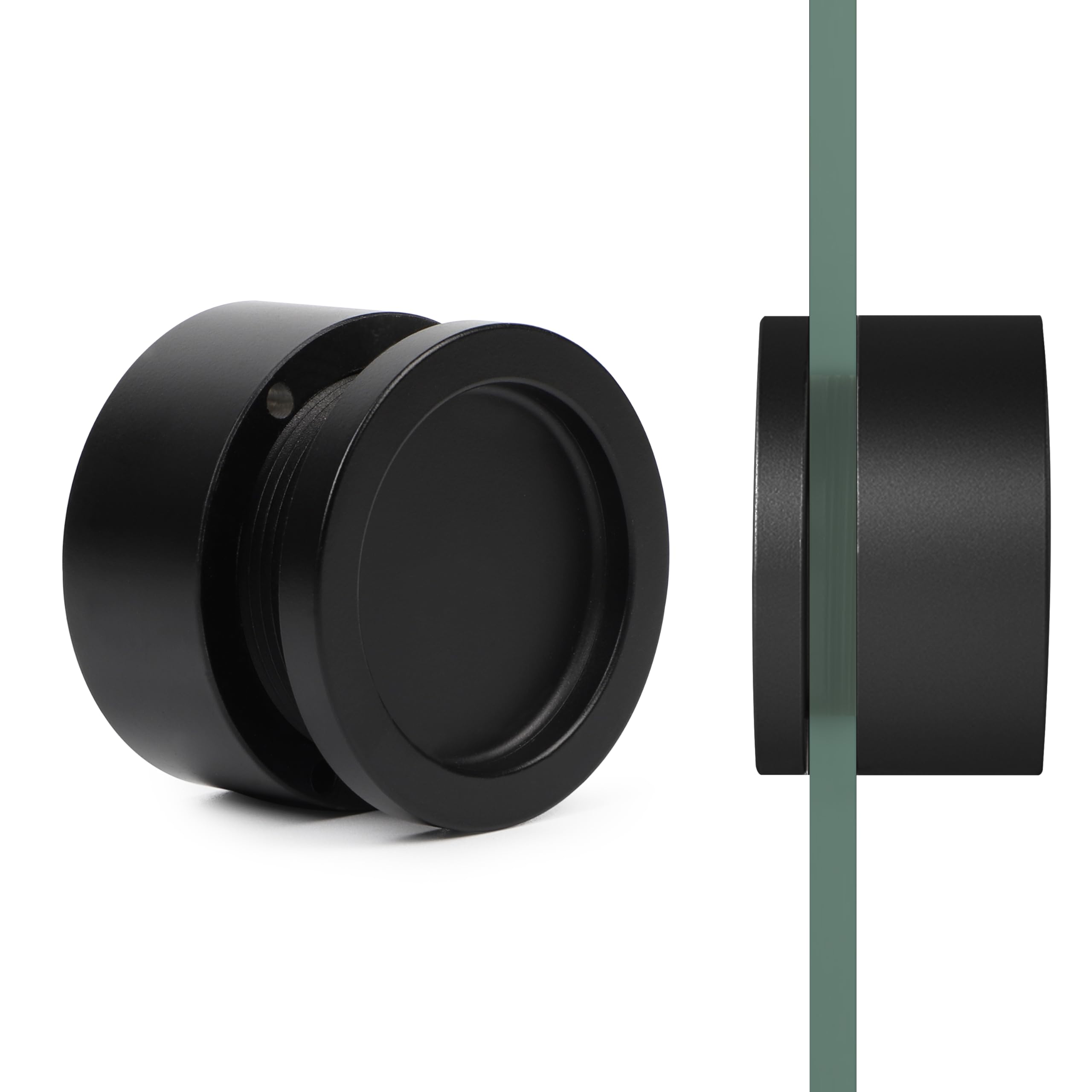 Amazon.com: BaiNong 1Pair Round Glass Sliding Door Handle Stick-on ...