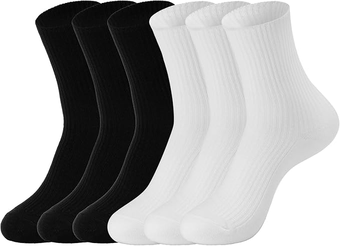 Amazon.com: ZXTSWDTS Women Crew Socks Aesthetic Neutral Socks Soft ...