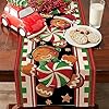Amazon.com: Seliem Christmas Gingerbread Man Table Runner, Xmas ...
