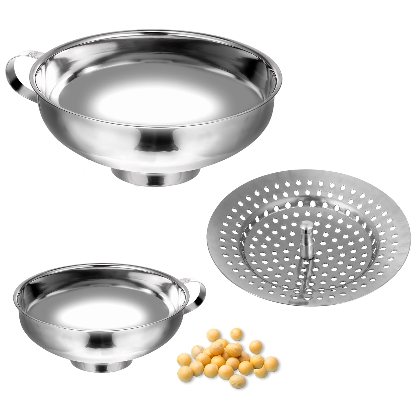 Amazon.com: Canning Funnel with Strainer for Wide and Regular Jars ...