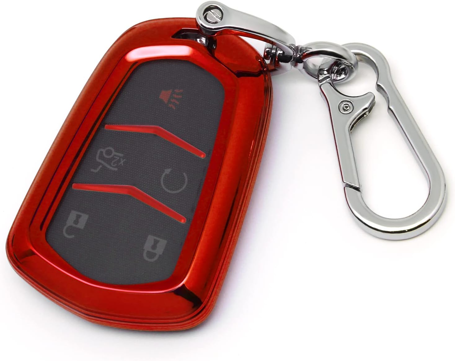 Amazon.com: HAOYOUMEI key cover key chain.Advanced soft TPU key box is ...